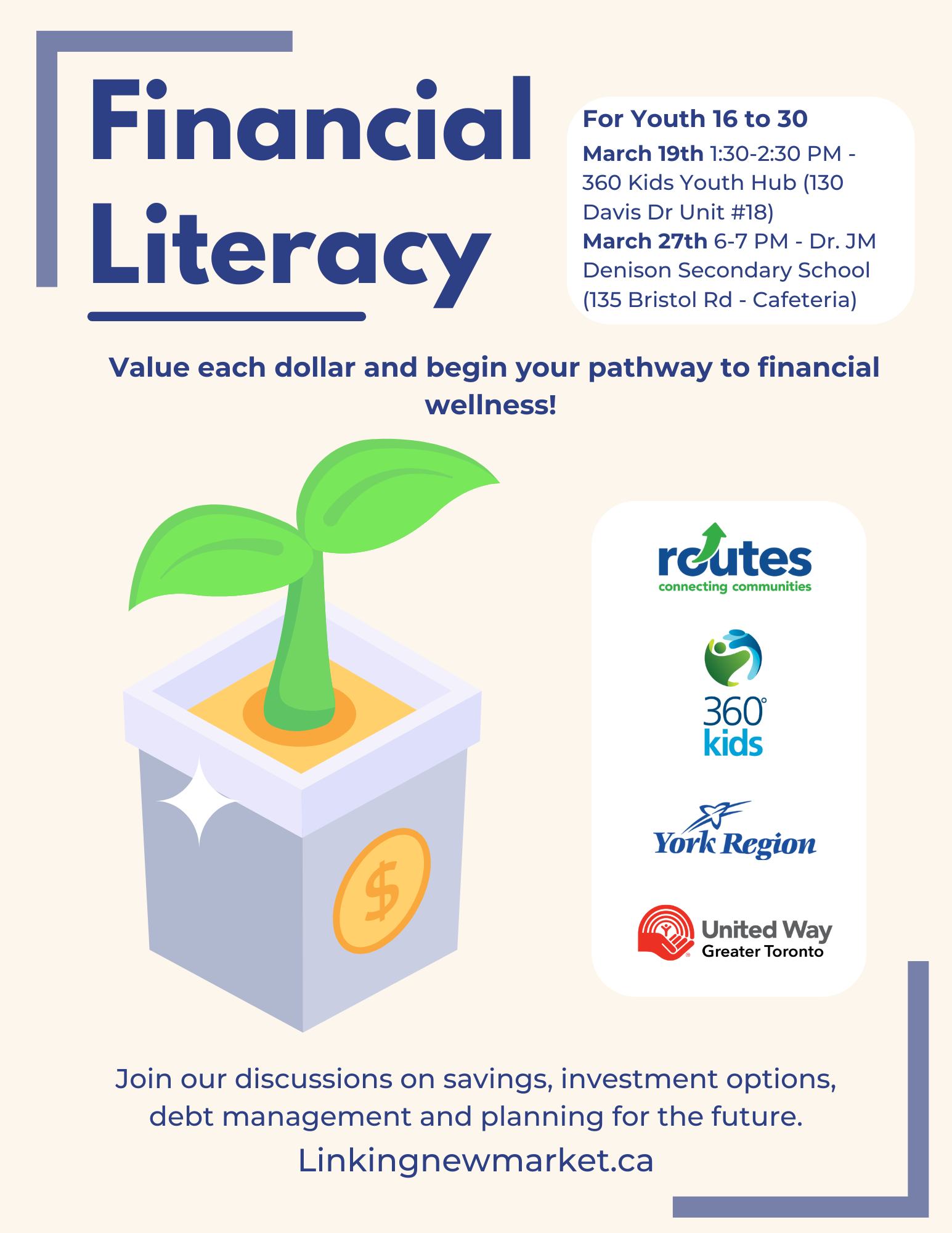 Financial Literacy – Linking Newmarket